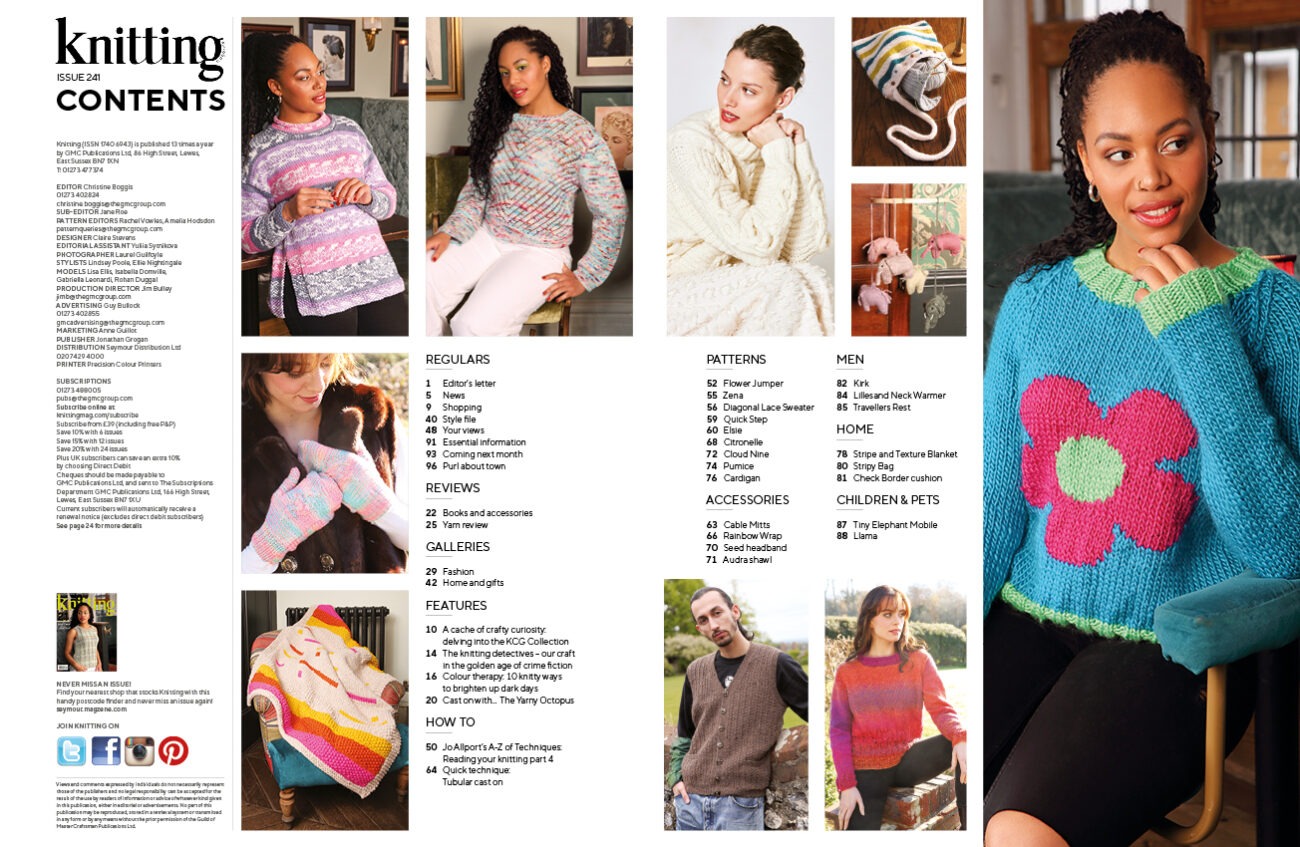 Knitting magazine - Subscribe - GMC Publications - Knitting